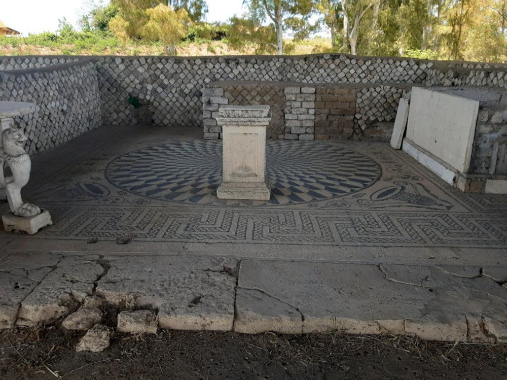 The archaeological site of Villa dei Volusii Saturnini, near Fiano ...