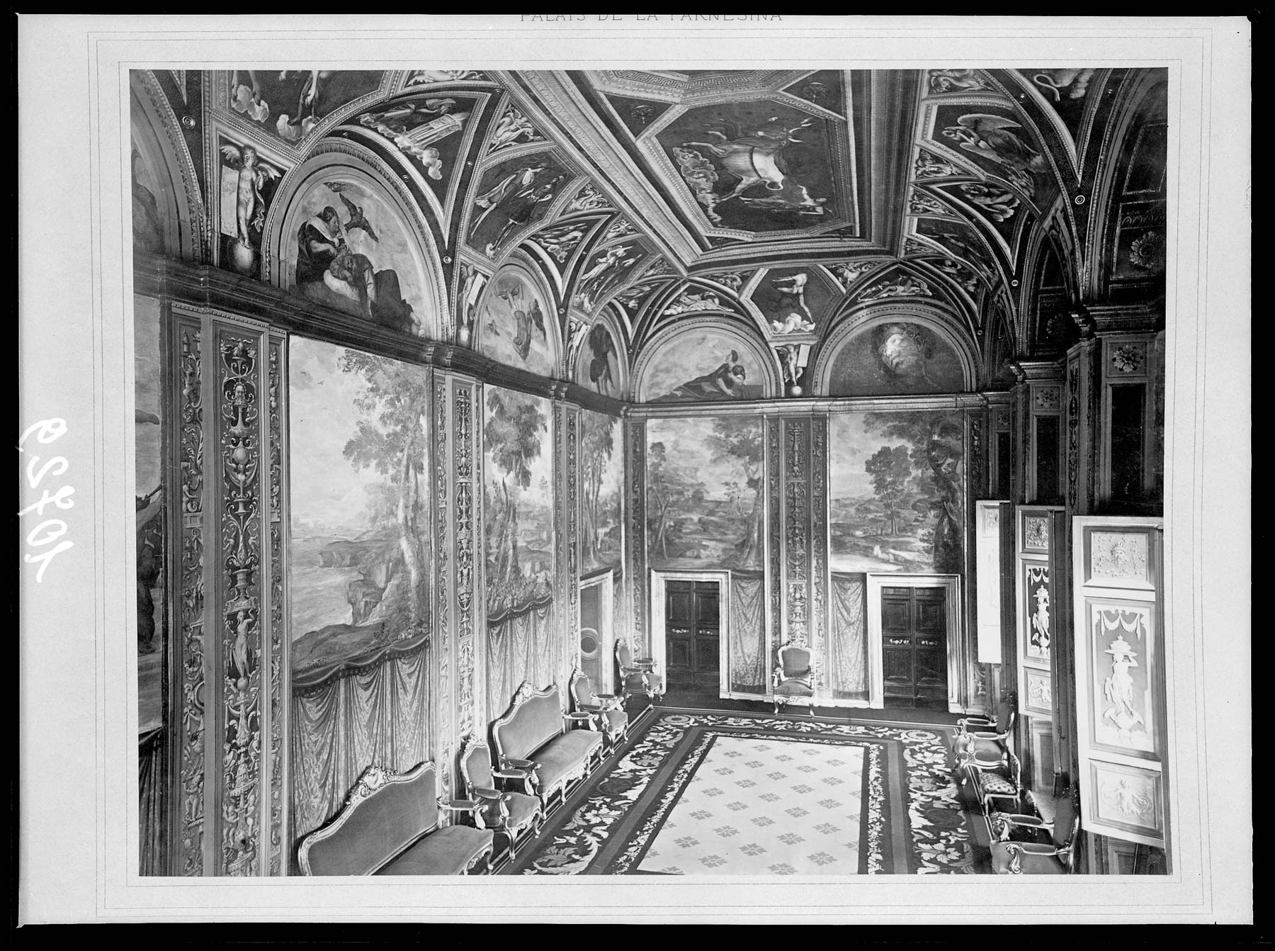 Villa Farnesina in the 19th century as seen by the Duke of Ripalda and ...