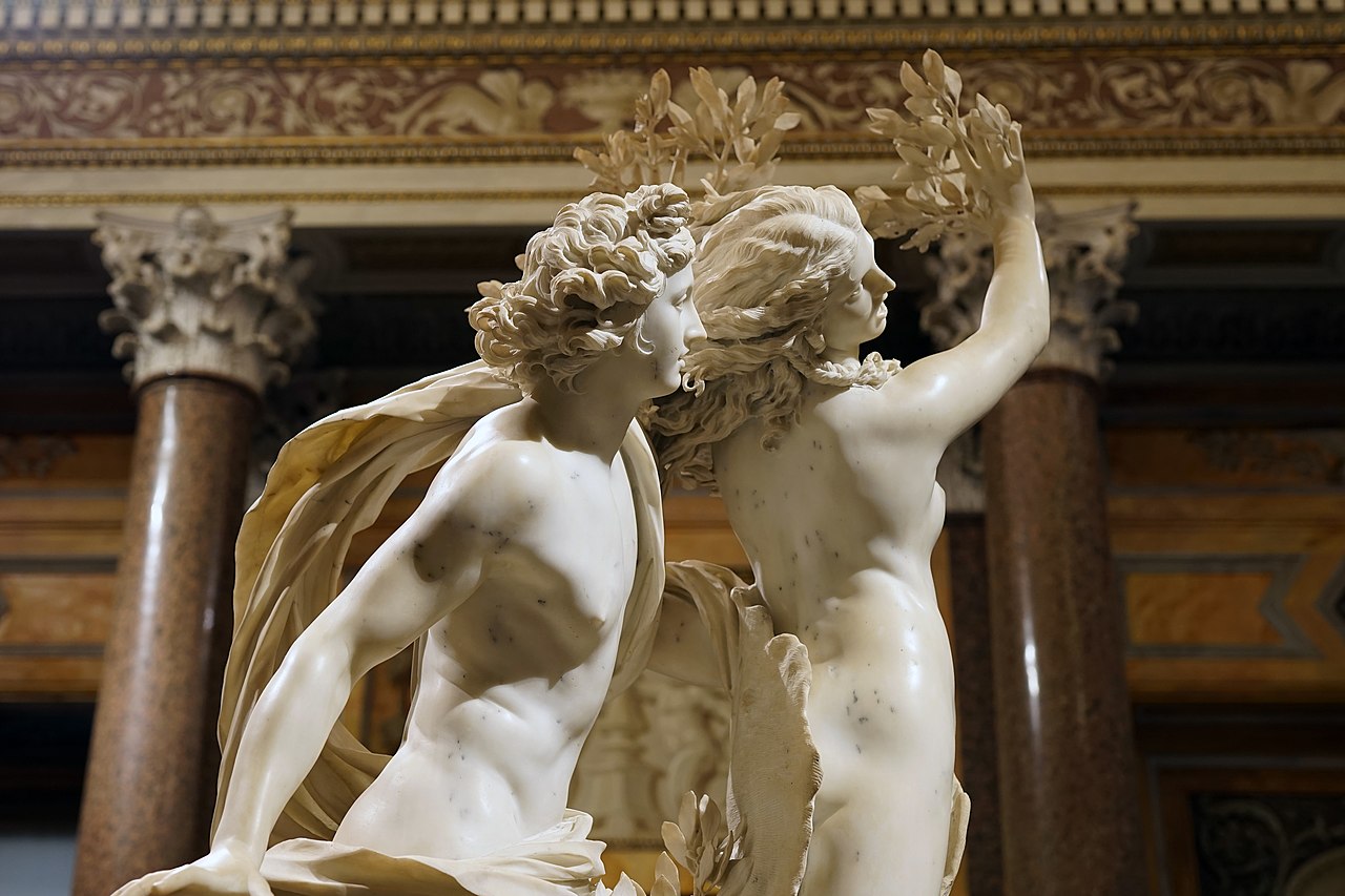 Apolo y Dafne, de Gian Lorenzo Bernini, el más espectacular de los grupos burgueses