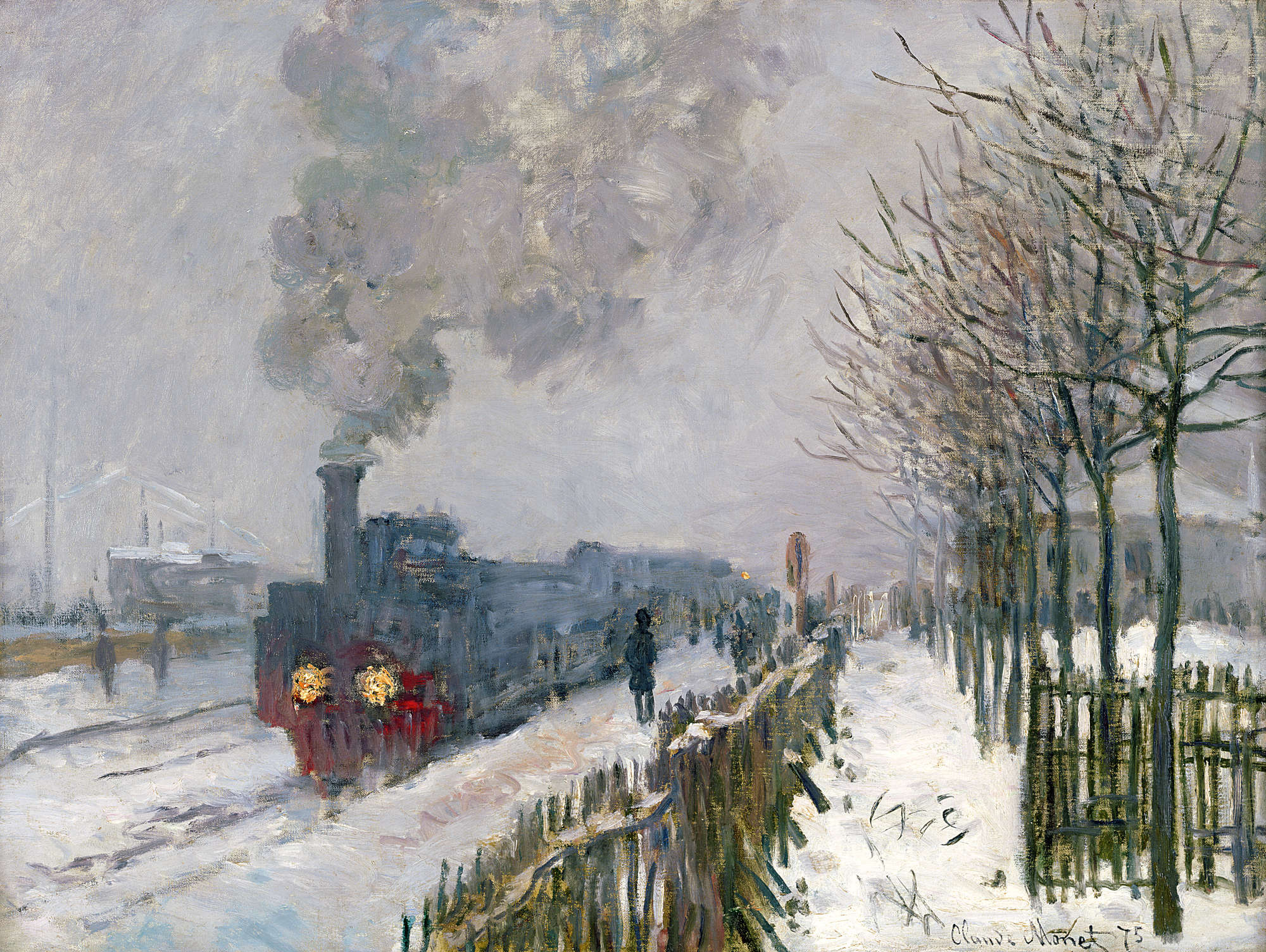 Du train dans la neige aux nénuphars. A quoi ressemble l'exposition ...