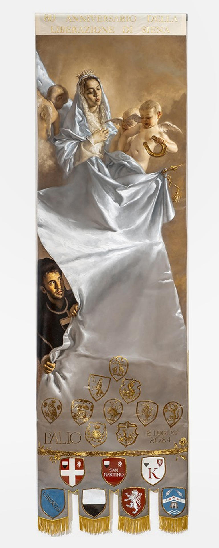 Cuando el Palio de Siena es una obra de arte. Los artistas que pintaron ...