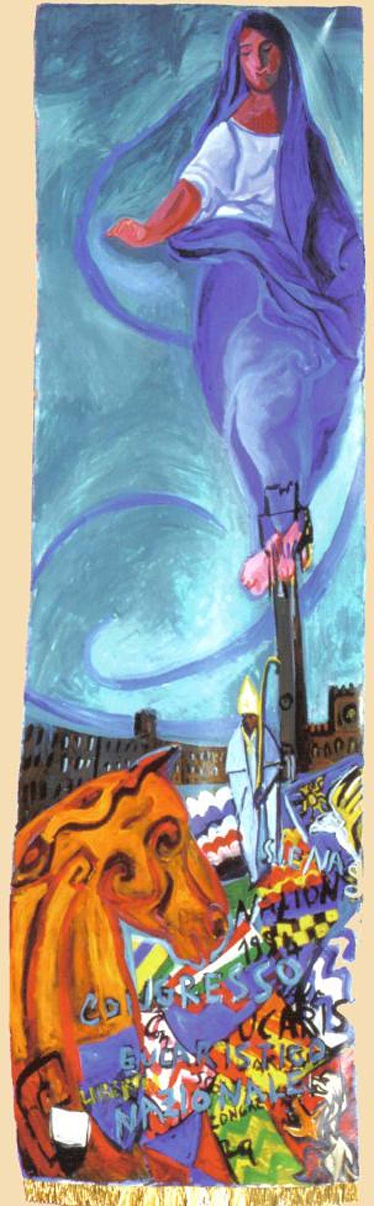 When the Palio di Siena is a work of art. The artists who painted the ...