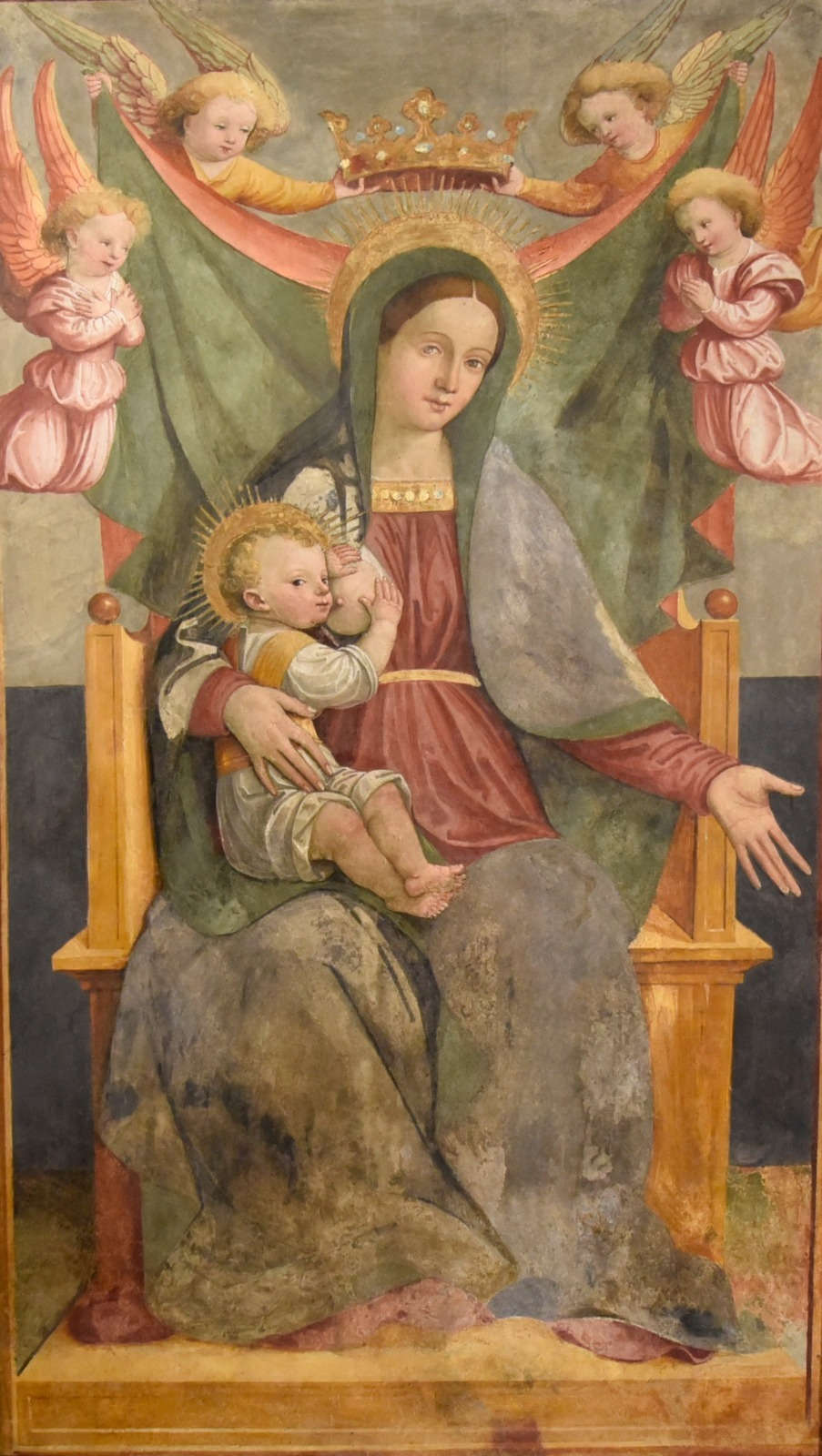 Brescia, finishes restoration of Andrea Marone's Madonna of the Milk