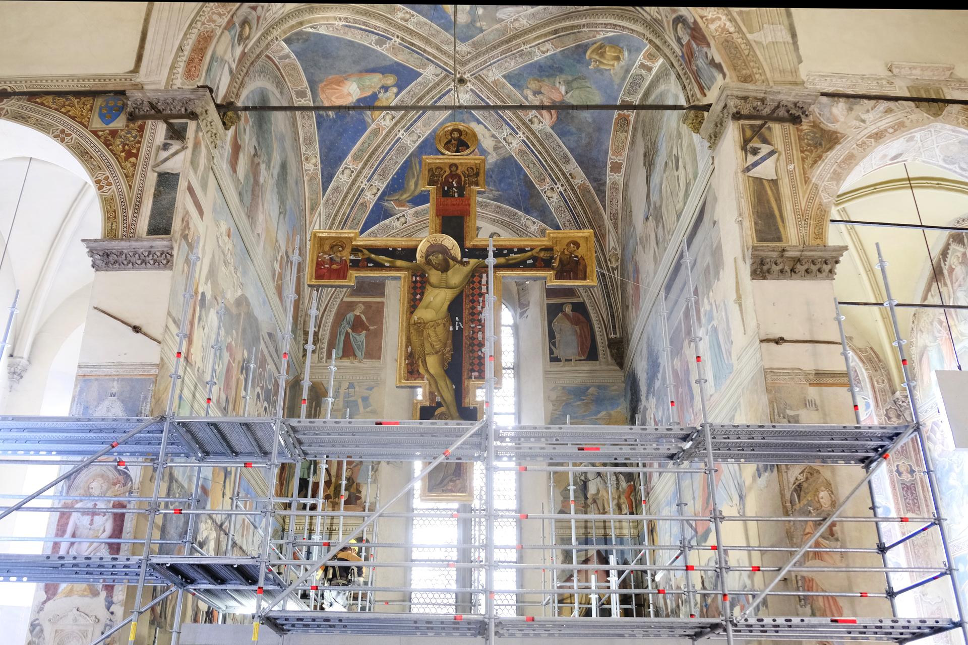 Arezzo, visits to restoration site of Piero della Francesca frescoes begin