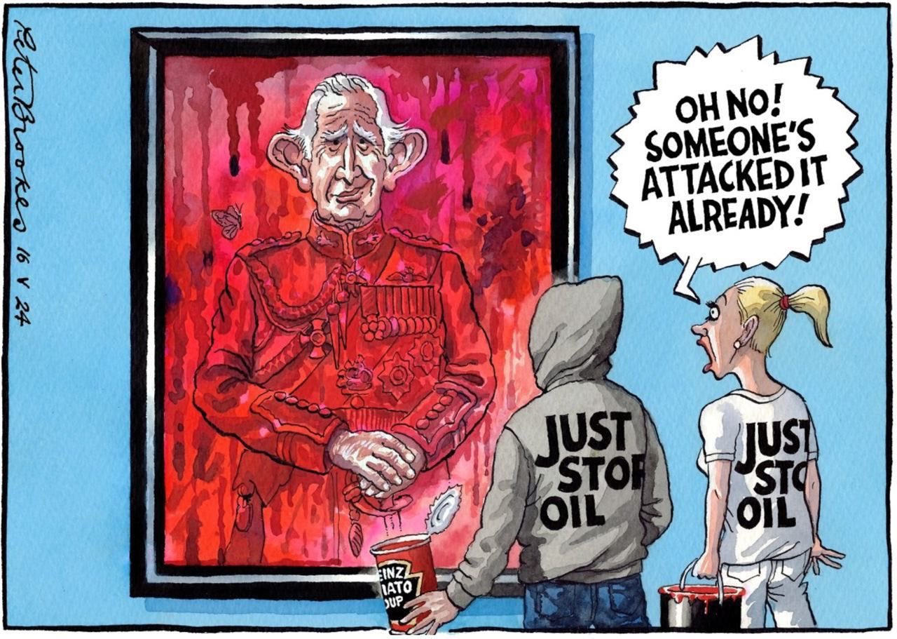 Rain of memes on the portrait of Charles III. Here are the funniest ones