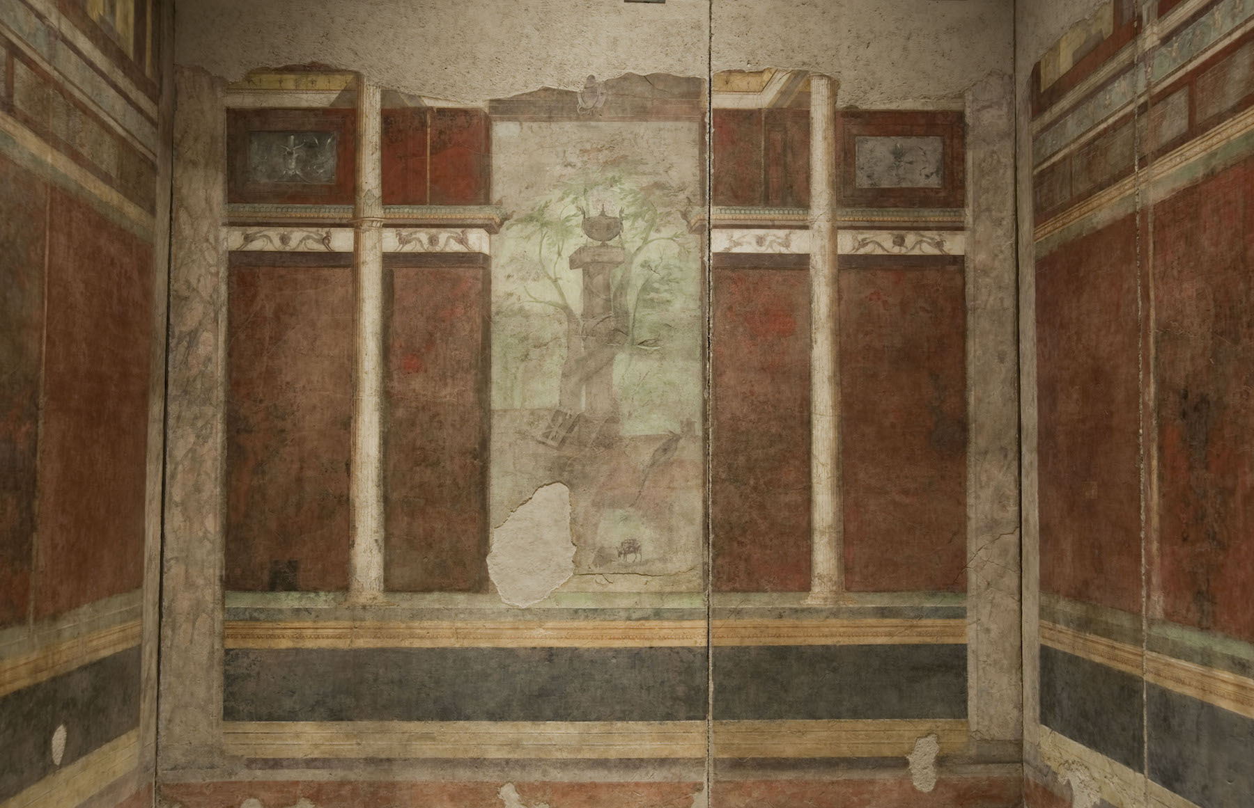 Rom, nach der Restaurierung ist das Haus der Livia auf dem Palatin ...
