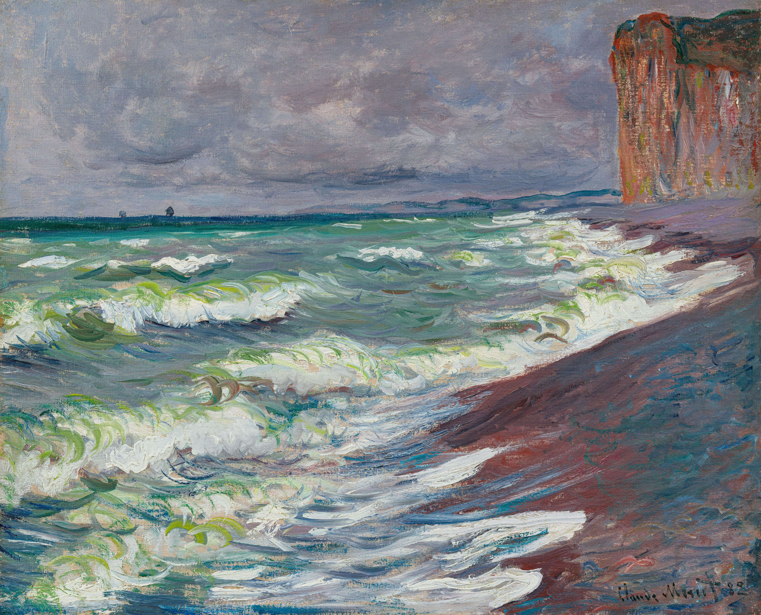 A rare Claude Monet seascape goes up for auction: it is the only ...
