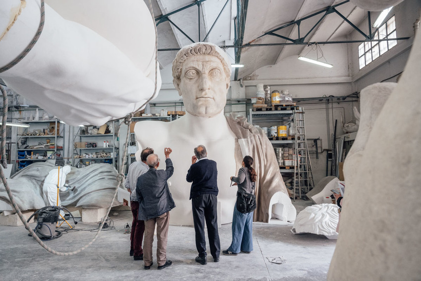 Remember the reconstruction of the Colossus of Constantine? It has ...