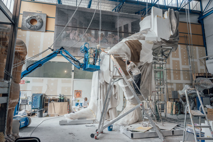 Remember the reconstruction of the Colossus of Constantine? It has ...