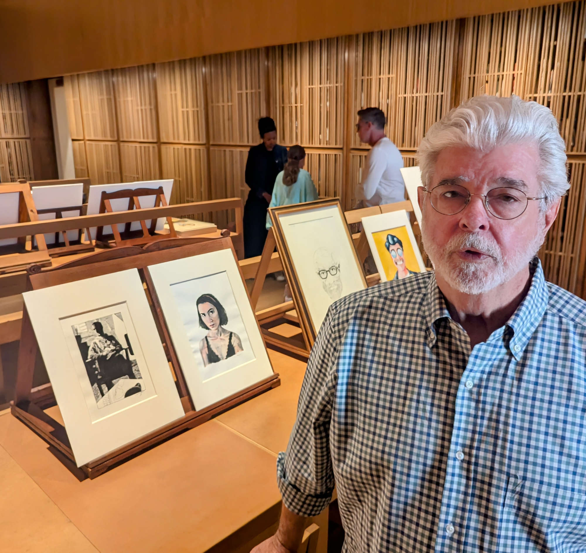 George Lucas aux Offices : visite du musée pour le réalisateur de Star Wars