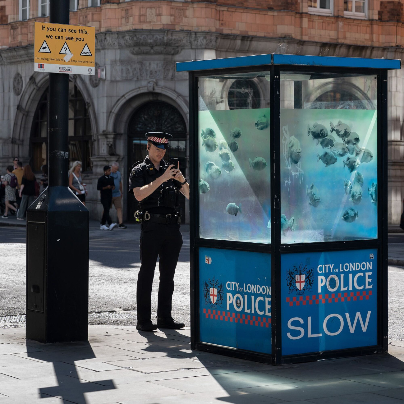Banksy schafft in London jeden Tag ein neues Werk: seinen Londoner Zoo