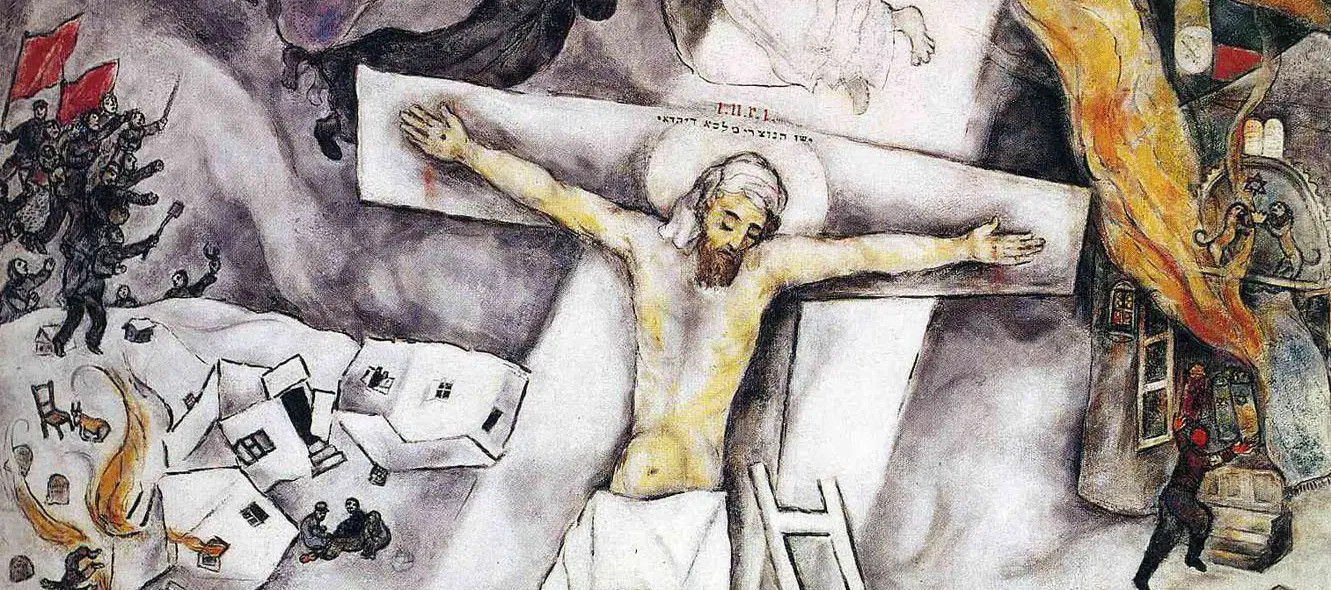 Marc Chagalls "Weiße Kreuzigung" wird zum ersten Mal in Italien, in Rom, ausgestellt