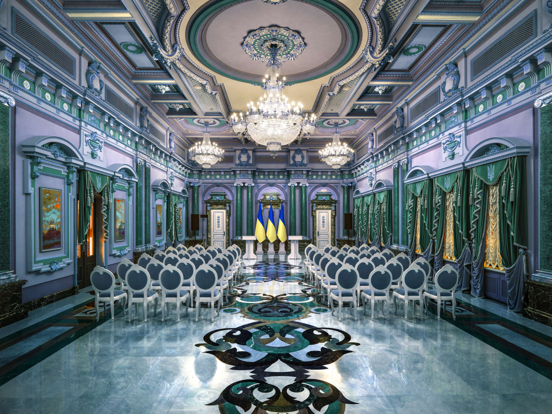 Massimo Listri's photographs in an exhibition paying homage to Kyiv, a ...