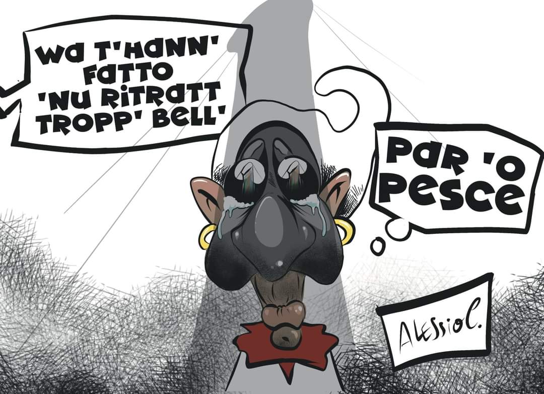 Caricatures et mèmes sur le travail de Gaetano Pesce à Naples : les ...