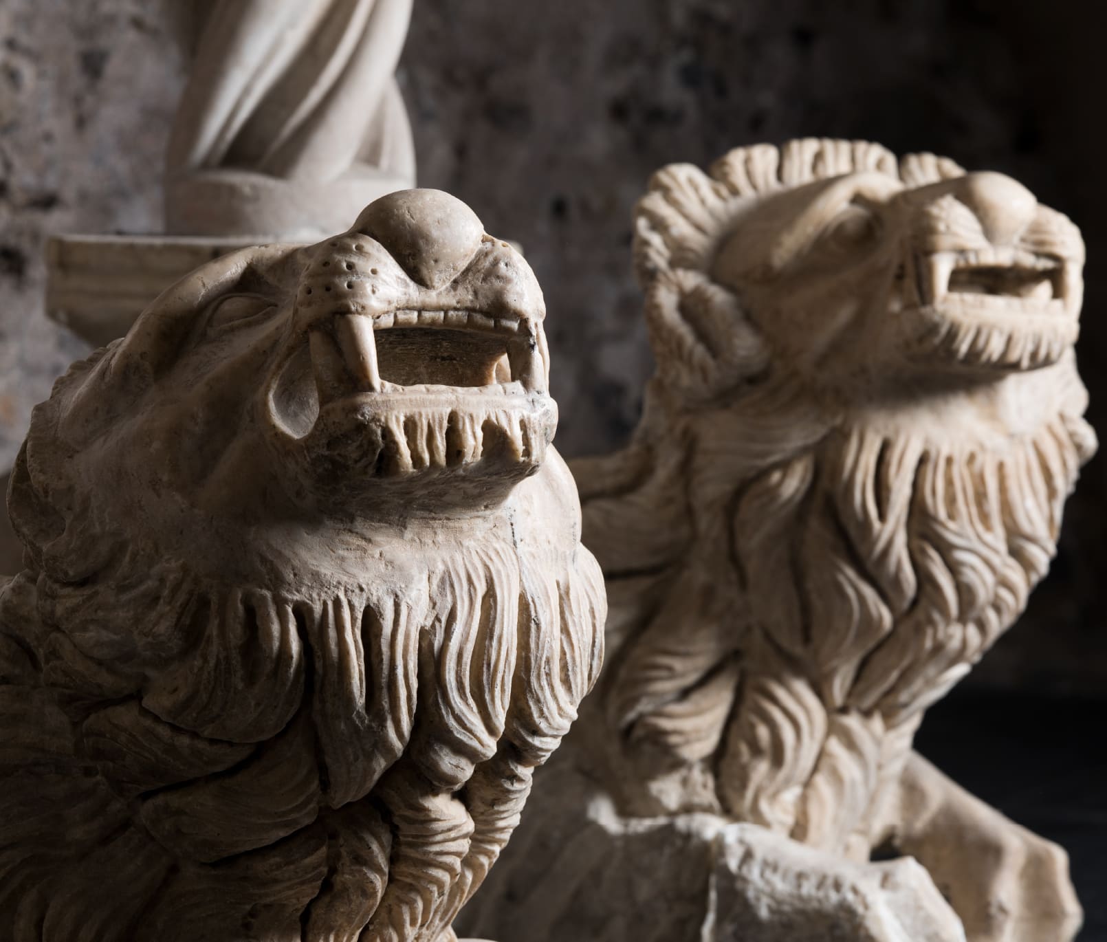 Genoa, recomposed the Fieschi Monument, a masterpiece of Gothic sculpture