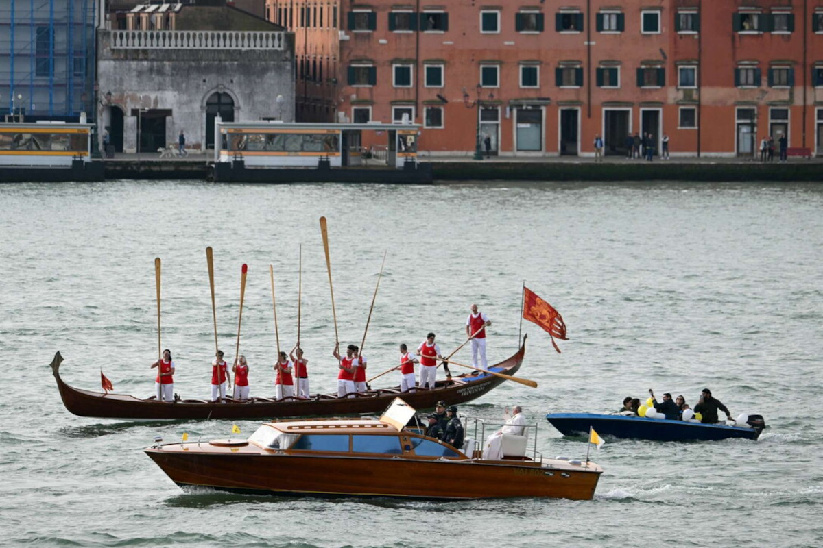 Pope Francis at Venice Biennale: first time in history for a pontiff