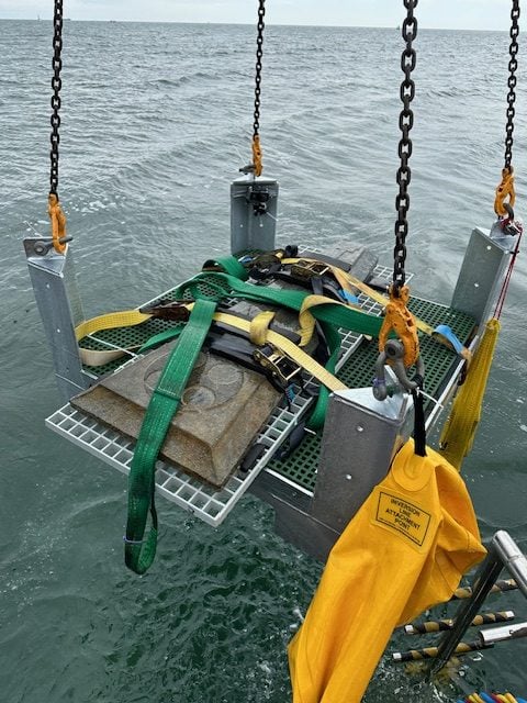 England, spectacular recovery in the sea: medieval slabs resurface from ...