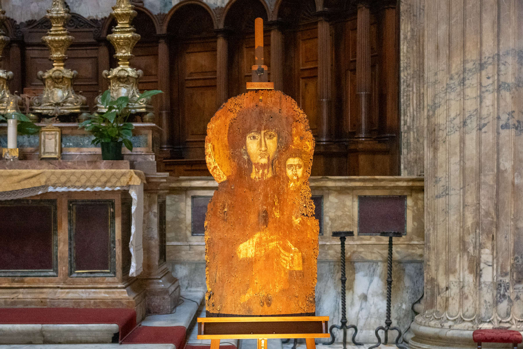 Rome, Madonna of the Pantheon restored with Bulgari funds