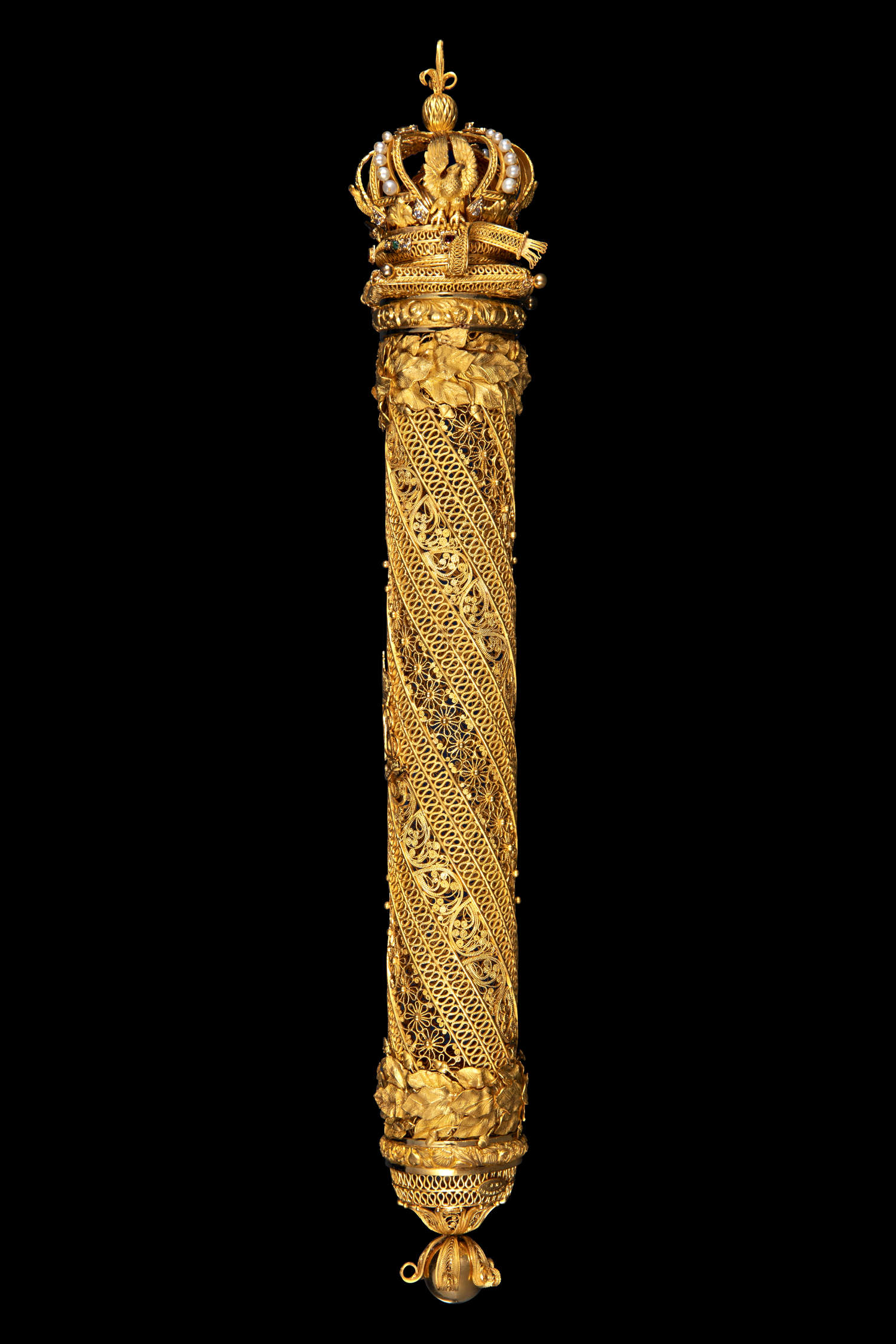 Trieste, Empress Charlotte of Mexico's scepter on display at Miramare ...