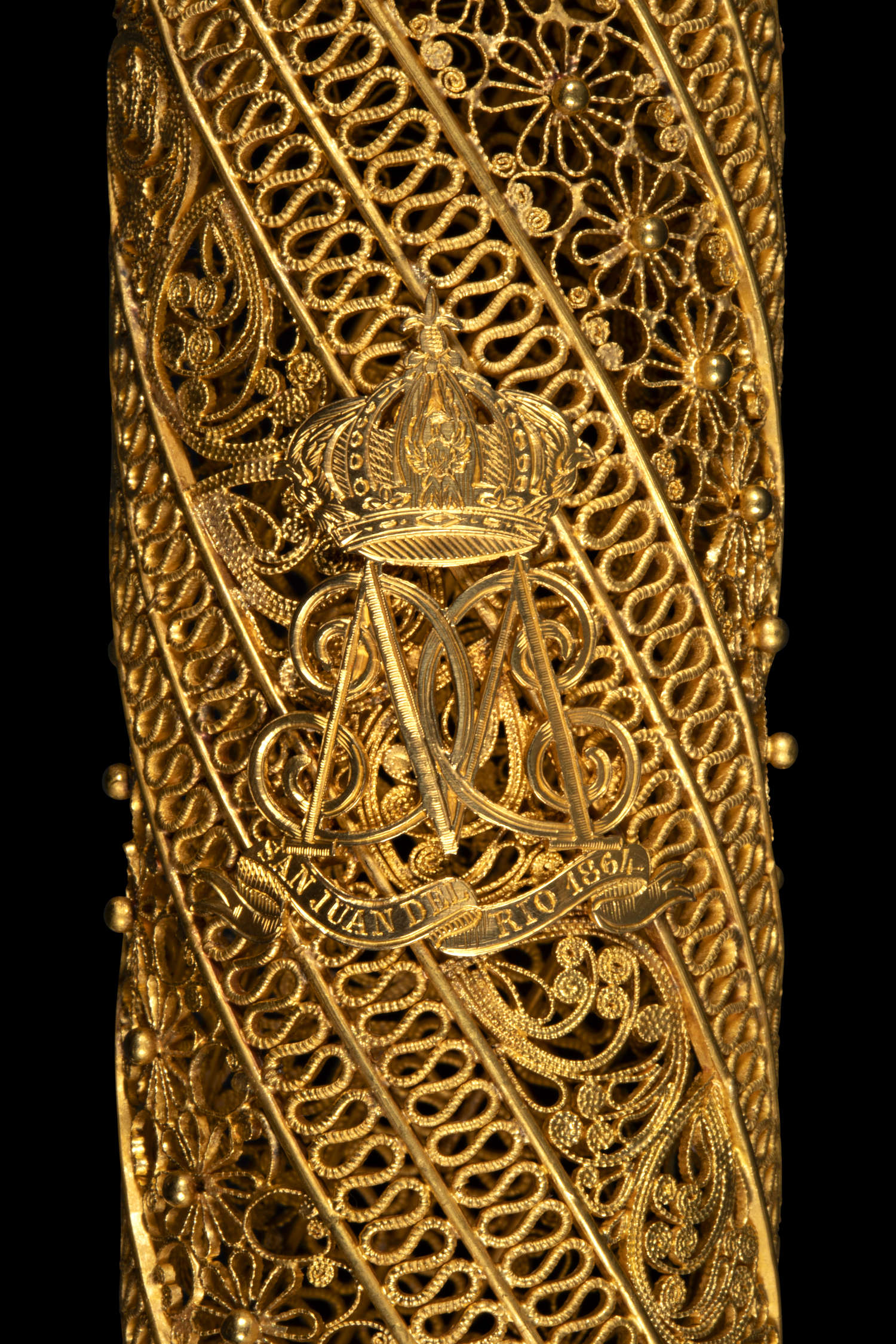 Trieste, Empress Charlotte of Mexico's scepter on display at Miramare ...