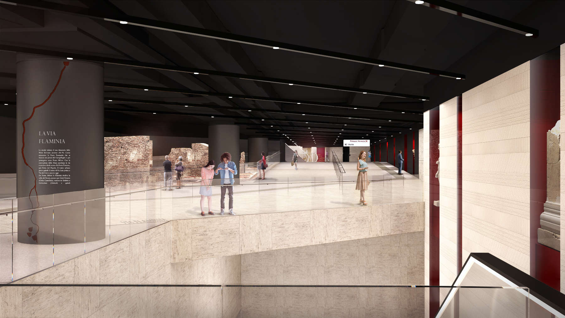 A subway station that will also be a museum: this is the Piazza Venezia ...