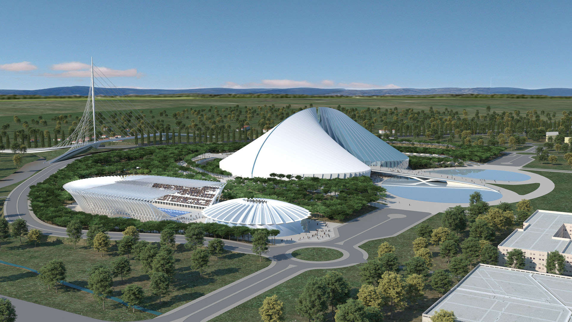 Roma, le Vele di Calatrava completate per il Giubileo del 2025