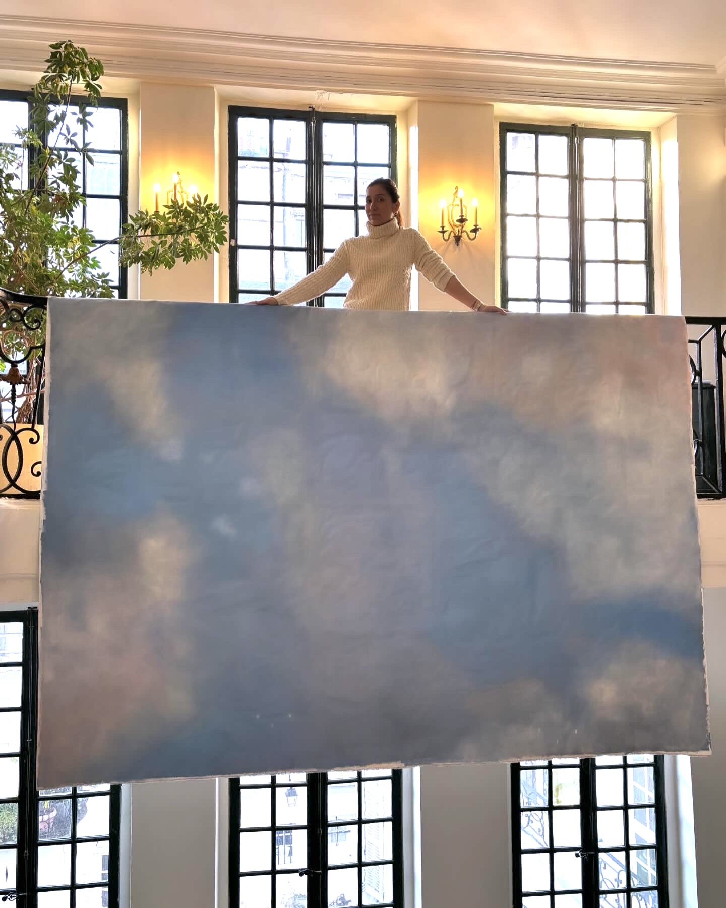 Sieben Himmel für Venedig: Die Ausstellung von Anna Peter Breton in der Galerie Magazzino