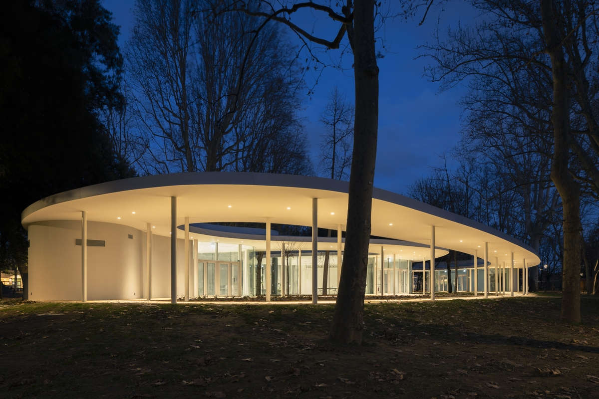 Filla, a new pavilion in Montagnola Park designed by Mario Cucinella ...