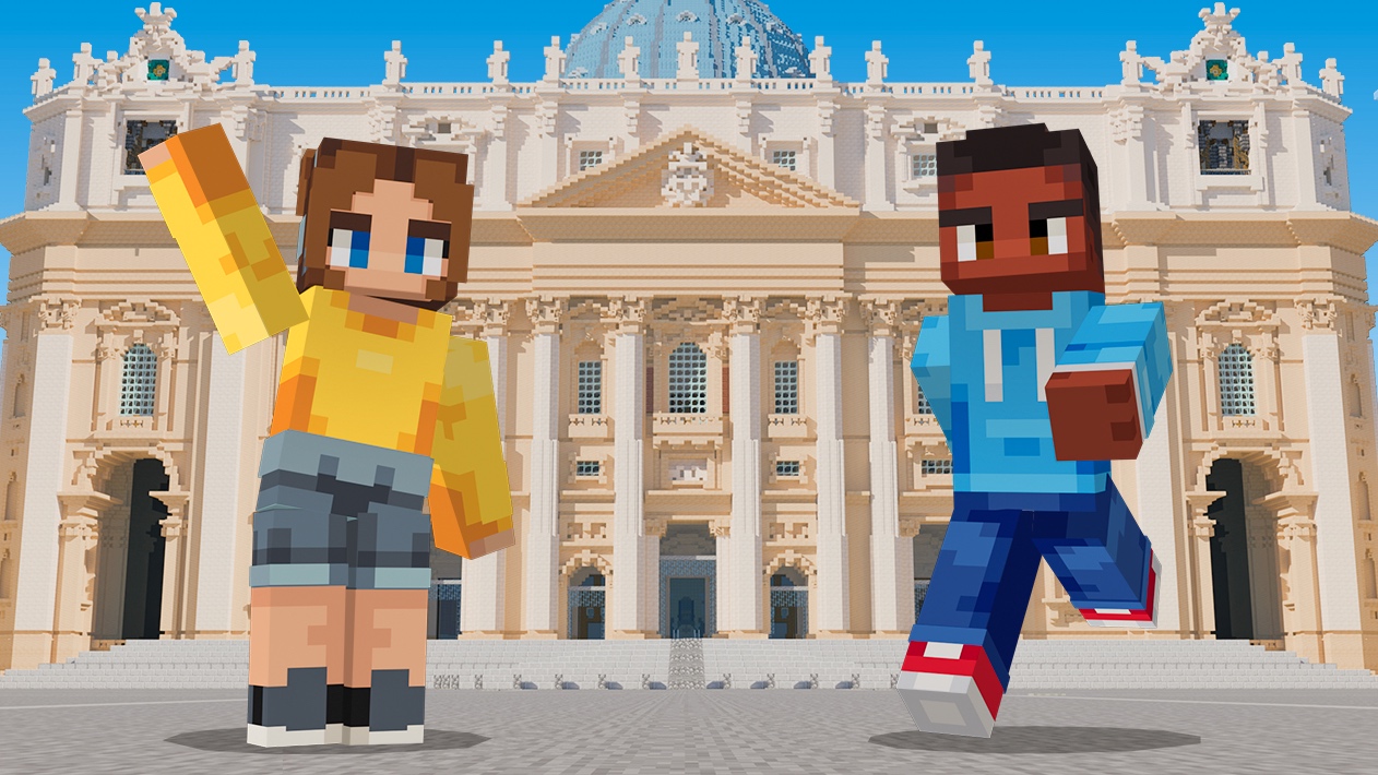 Minecraft Education emmène les élèves à la basilique Saint-Pierre avec ...